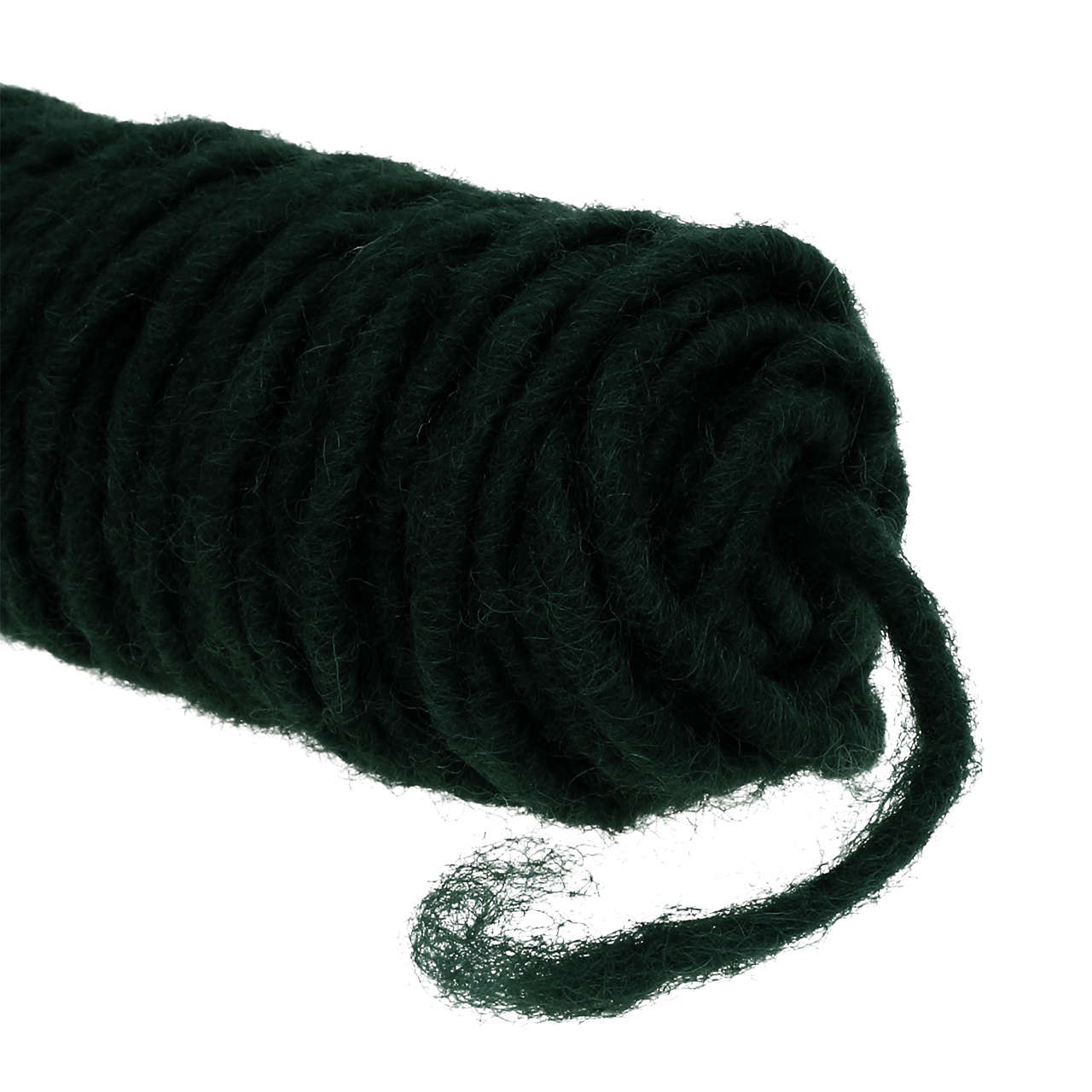 Floristik24.es Hilo mecha hilo de fieltro verde oscuro 55m-BWDF-B00055GU55
